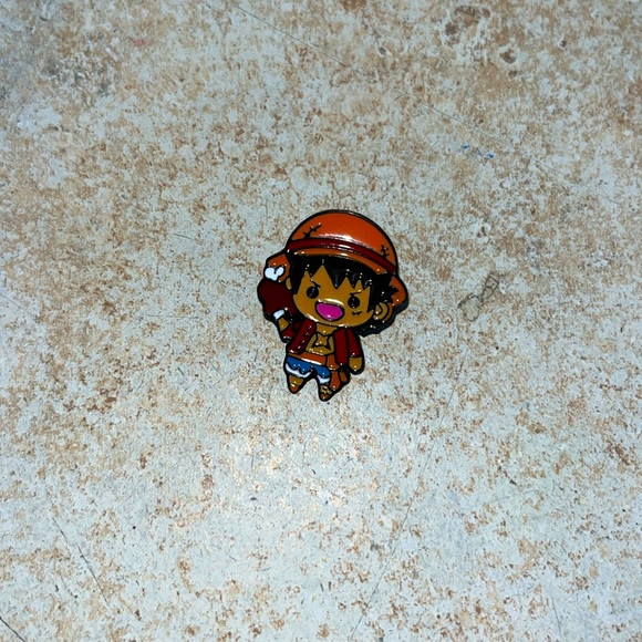 Onepiece | Accessories | One Piece Chibi Luffy Pin | Poshmark